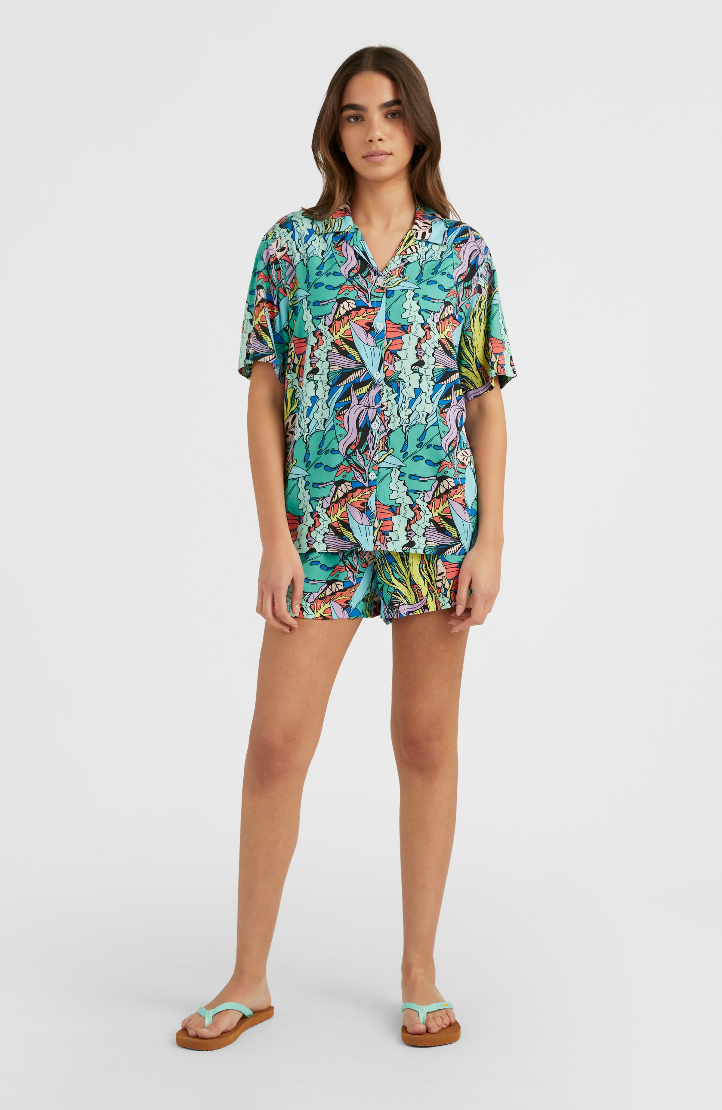 Java Wave Shorts | Blue Comic Seaweed – O'Neill